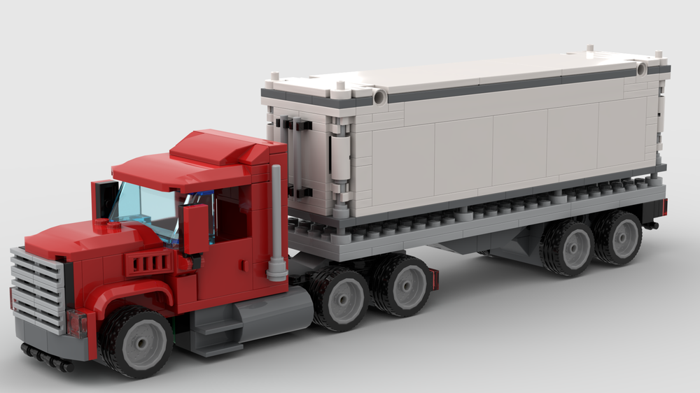 LEGO MOC Container Truck by scynox | Rebrickable - Build with LEGO