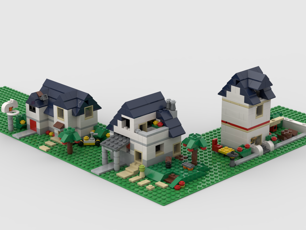 Lego Moc 5891 Mini Hillside House By Nkende Rebrickable Build
