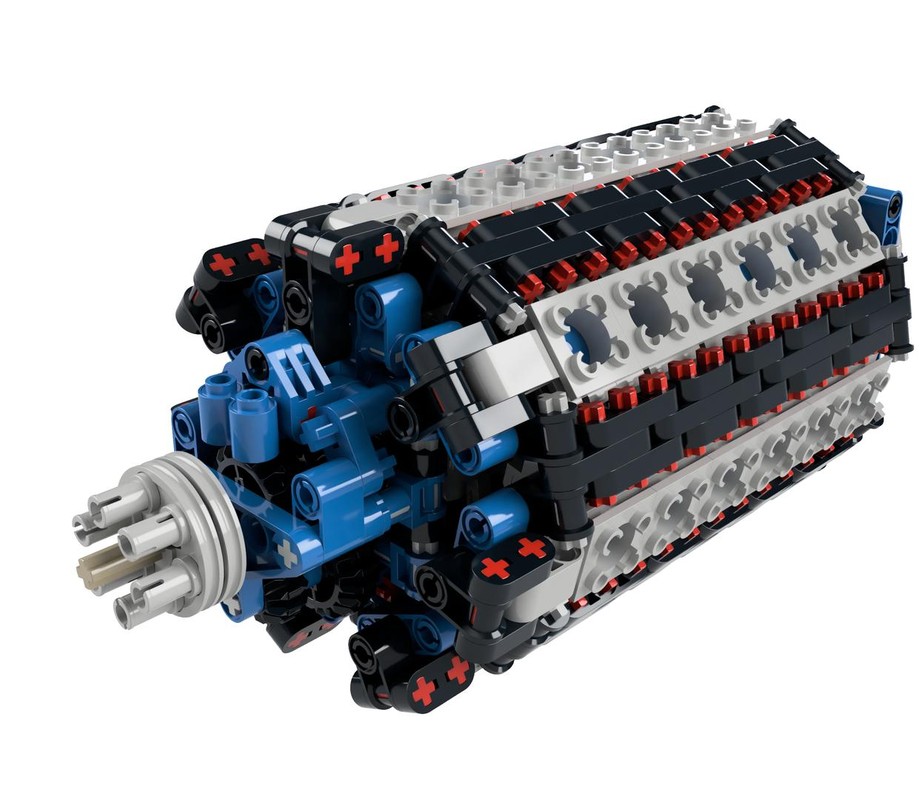 LEGO MOC 42 Cylinder Radial Engine - R-2160 Tornado by WPNGLS ...
