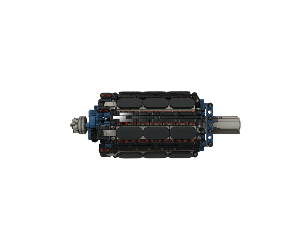 LEGO MOC 42 Cylinder Radial Engine - R-2160 Tornado by WPNGLS ...