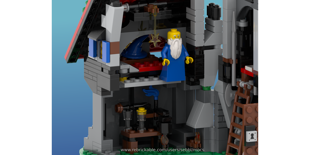 LEGO MOC 40601: Majisto's Alchemy Workshop by sebbl | Rebrickable ...
