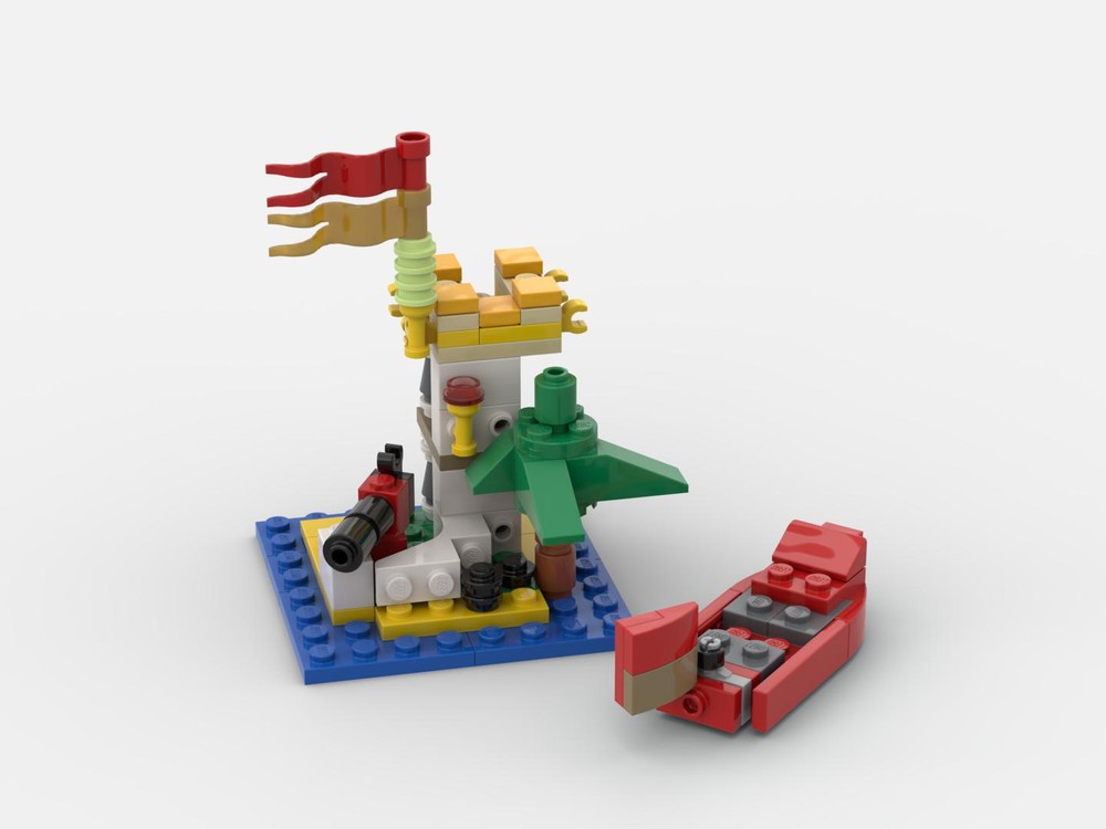 LEGO MOC Mini Sabre Island by BrickBash | Rebrickable - Build with LEGO