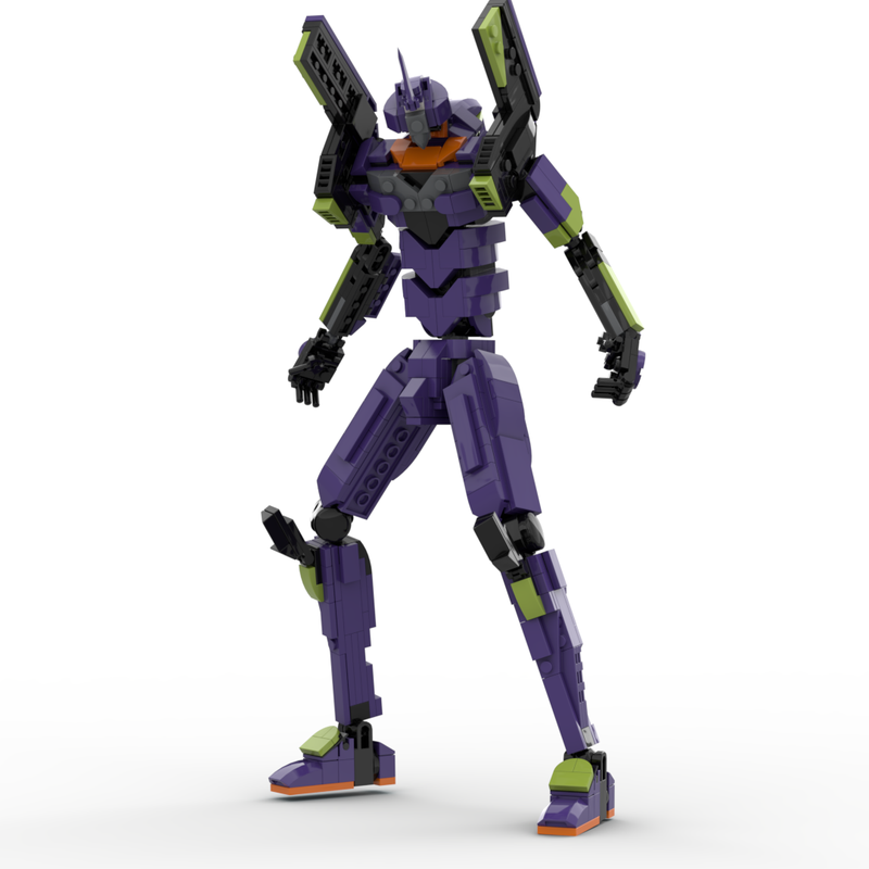 LEGO MOC-164623 Evangelion unit 01 (NGE and Rebuild color schemes) by ...