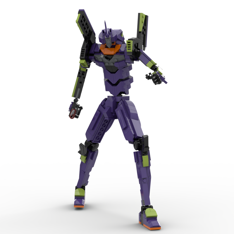 LEGO MOC Evangelion unit 01 (NGE and Rebuild color schemes) by ...