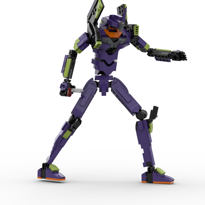 LEGO MOC Evangelion unit 01 (NGE and Rebuild color schemes) by ...