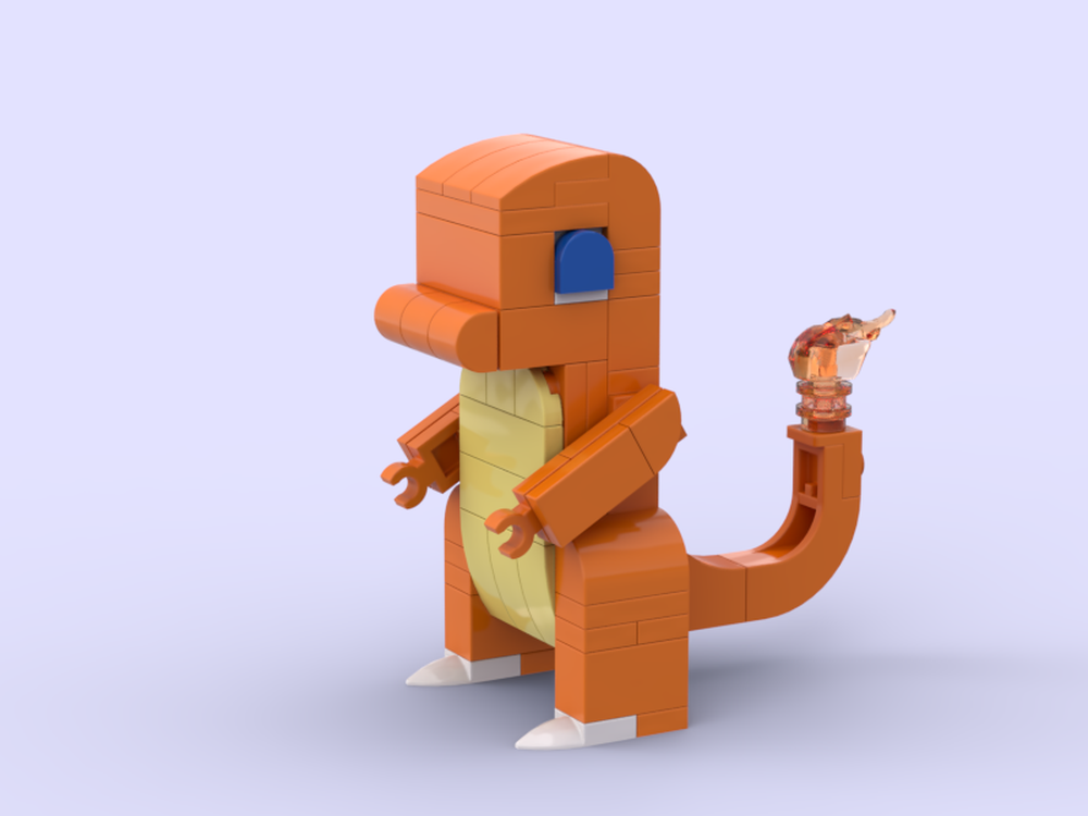 LEGO MOC-164632 Charmander - Pokémon by AmyBricks | Rebrickable - Build ...