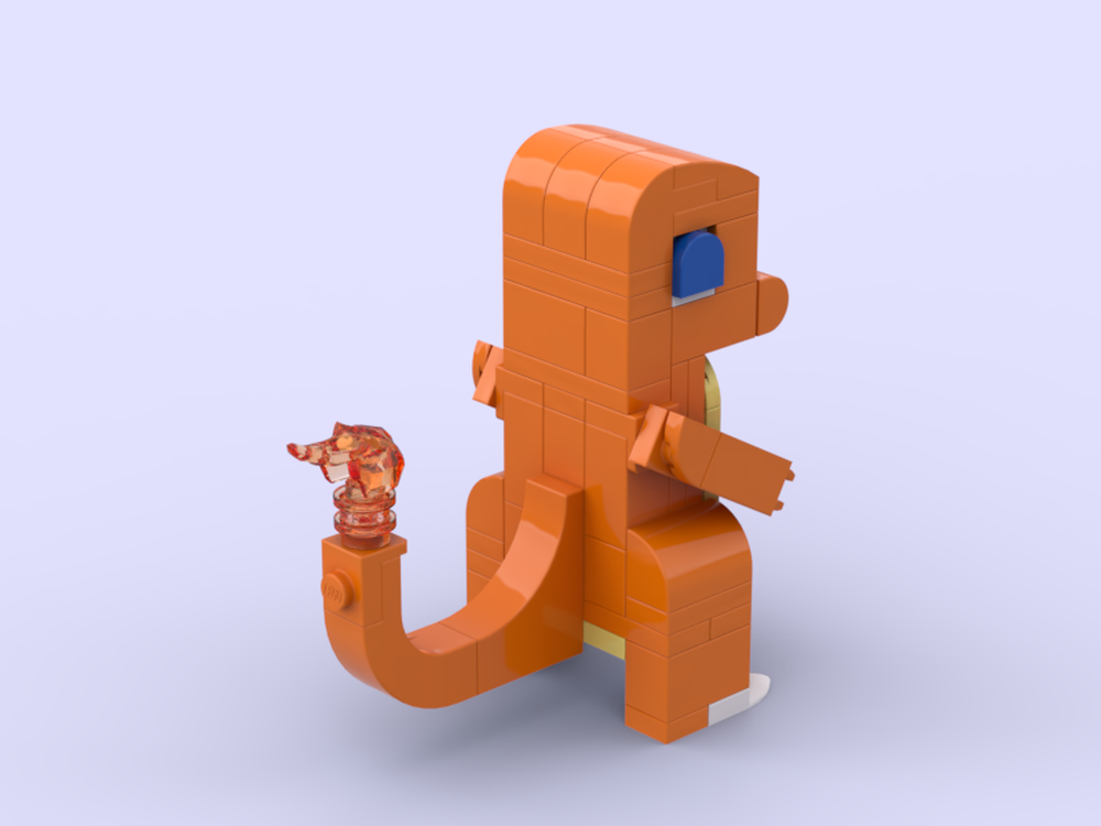 LEGO MOC Charmander - Pokémon by AmyBricks | Rebrickable - Build with LEGO