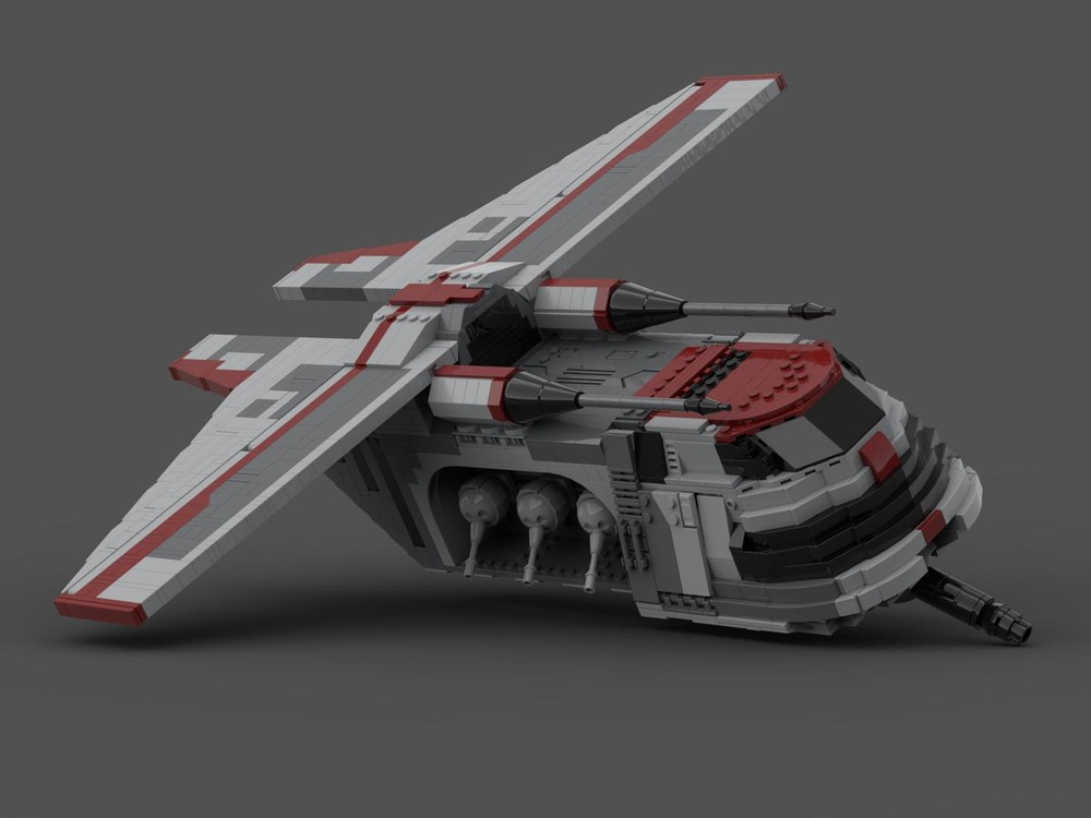 LEGO MOC Republic Advanced Gunship Fighter by ThrawnsRevenge ...