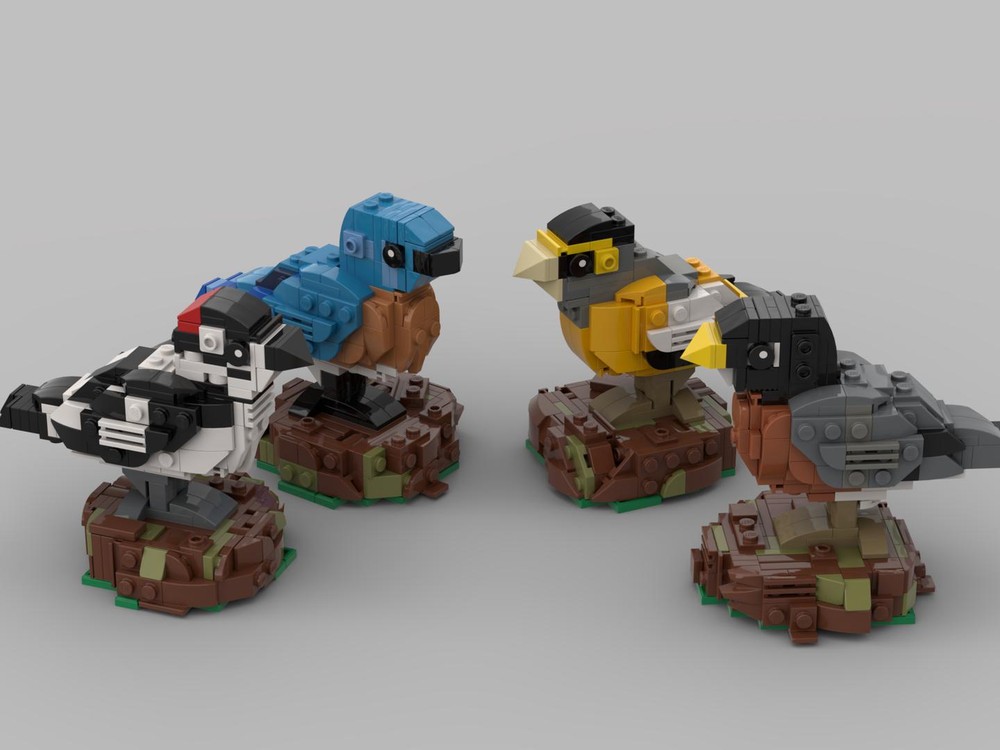 LEGO MOC American Backyard Birds Collection 2 by Penguins and plastic ...