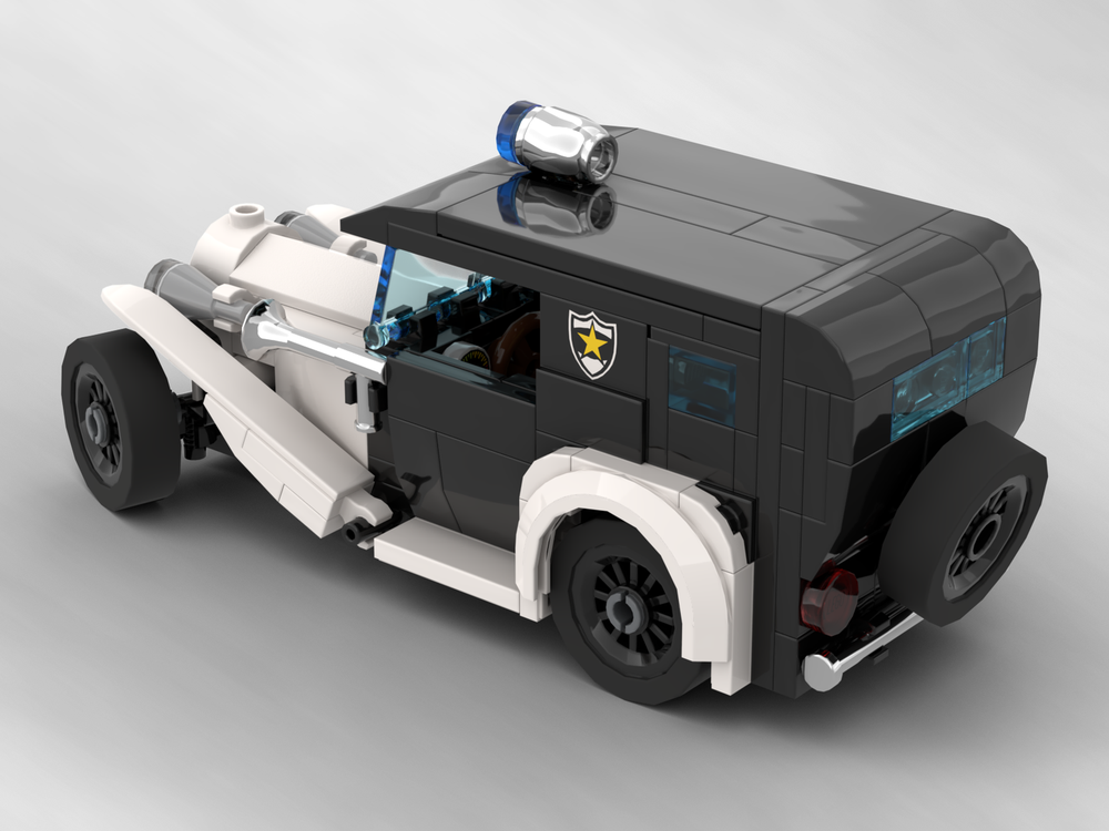 LEGO MOC 1930s Police Cruiser by Dongeraldo | Rebrickable - Build with LEGO
