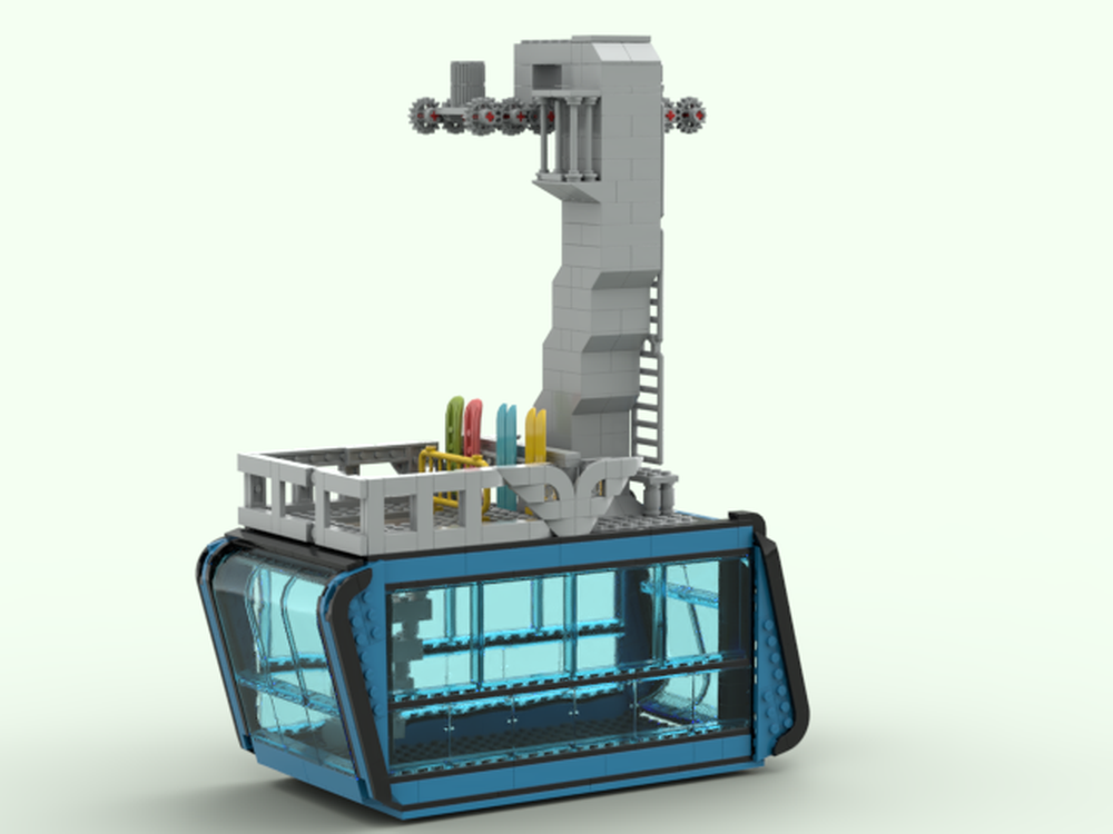 LEGO MOC Snowbird Tram/Gondola by Salt_LEGO_City | Rebrickable - Build ...