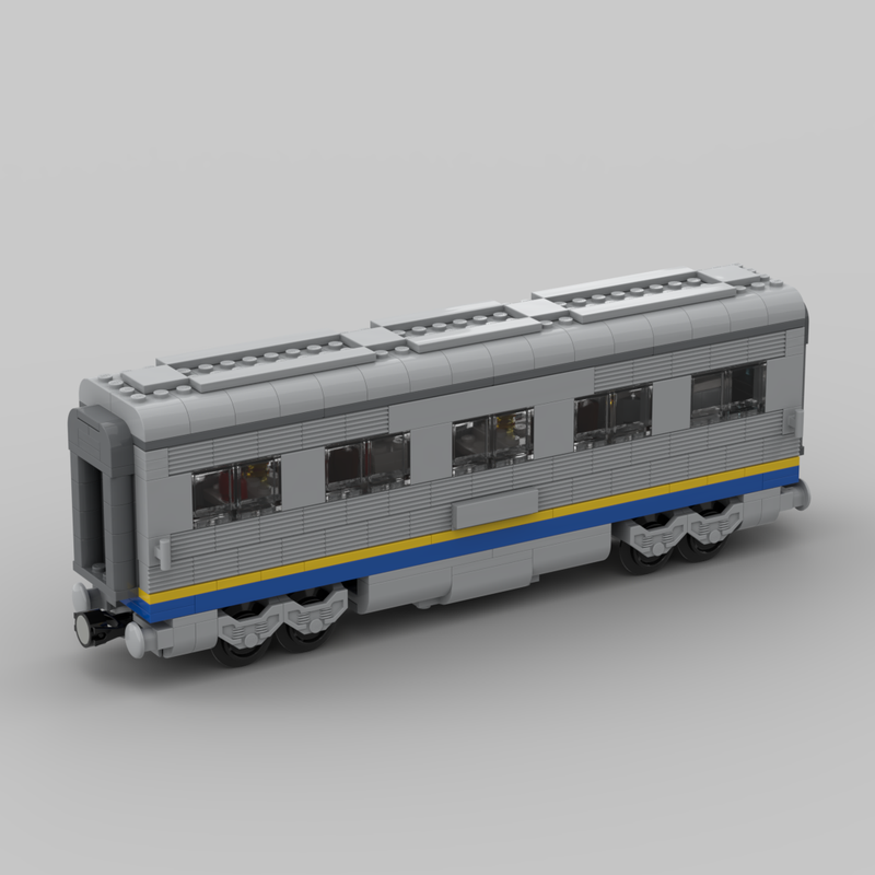 LEGO MOC Santa fe passanger train - dining car by josszo | Rebrickable ...