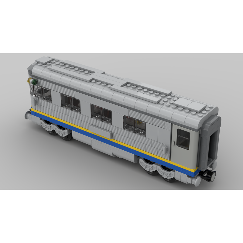 LEGO MOC Santa fe passanger train - observation car by josszo ...