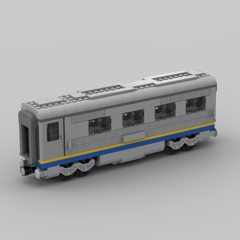 LEGO MOC Santa fe passanger train - sleeping car by josszo ...