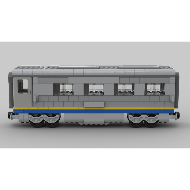 LEGO MOC Santa fe passanger train - sleeping car by josszo ...