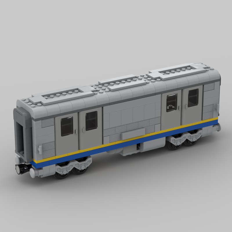 LEGO MOC Santa fe passanger train - baggage car by josszo | Rebrickable ...