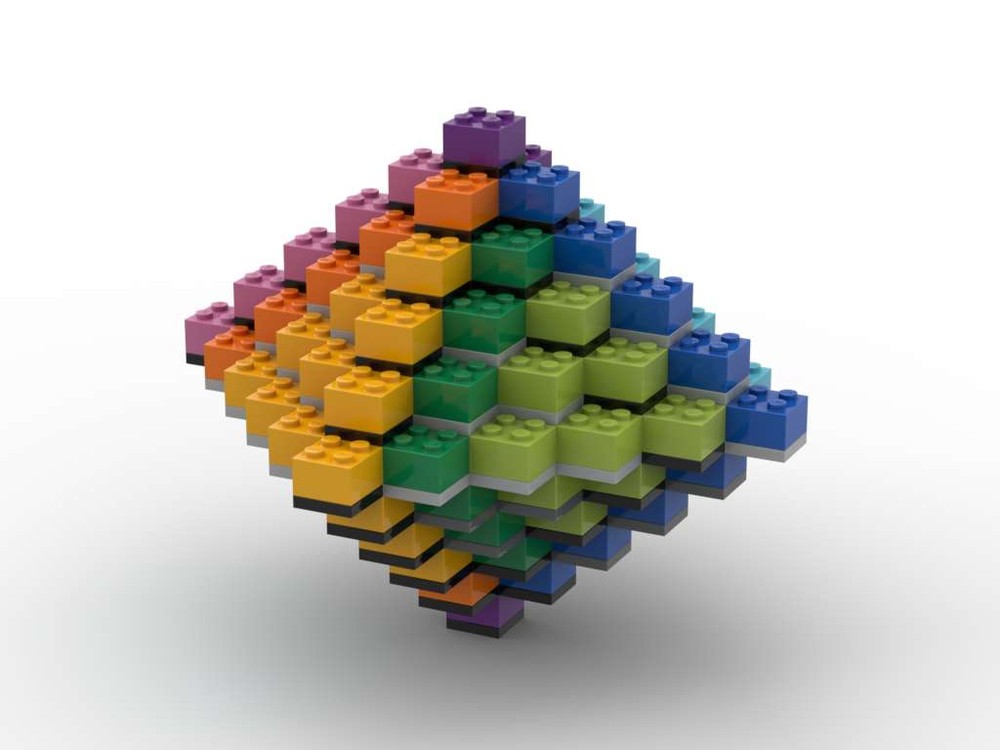 LEGO MOC Octahedron by flerpdederp | Rebrickable - Build with LEGO