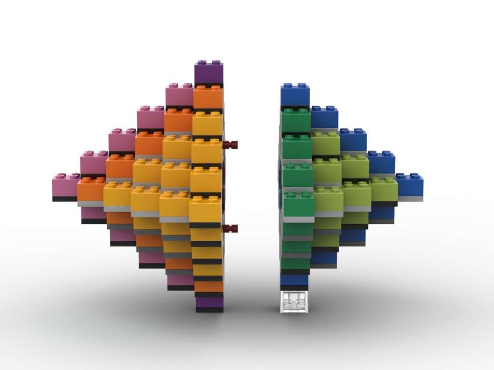 Lego Moc Octahedron By Flerpdederp Rebrickable Build With Lego