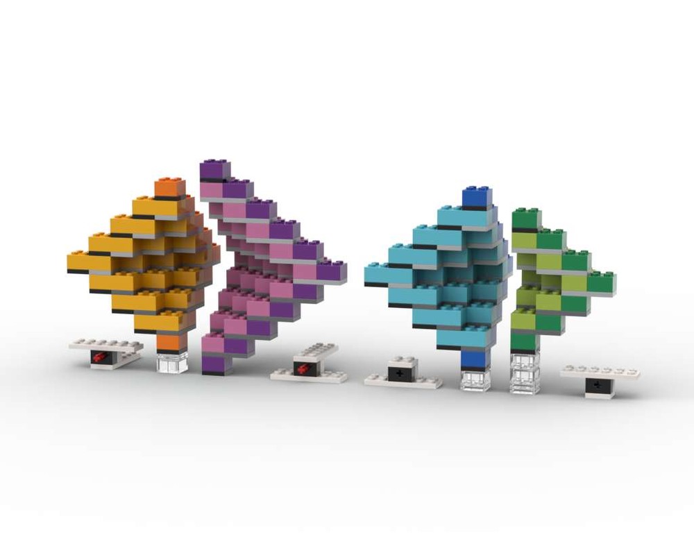 Lego Moc Octahedron By Flerpdederp Rebrickable Build With Lego