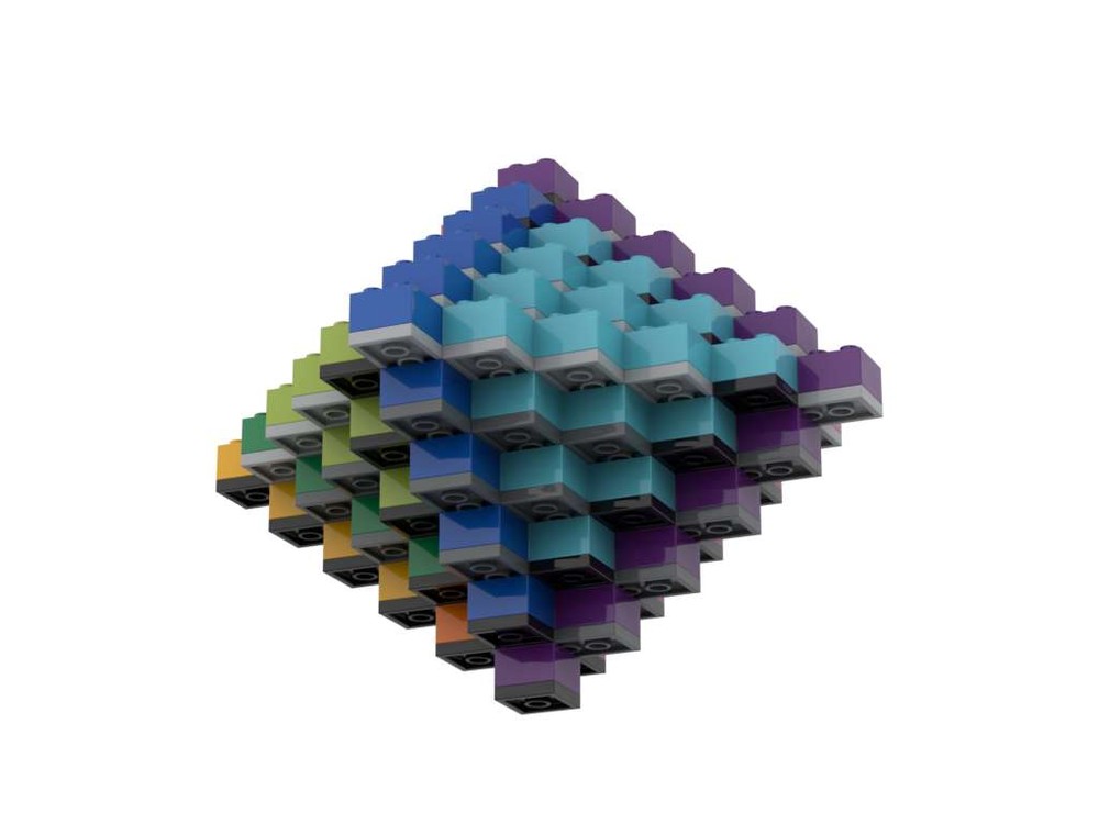 Lego Moc Octahedron By Flerpdederp Rebrickable Build With Lego