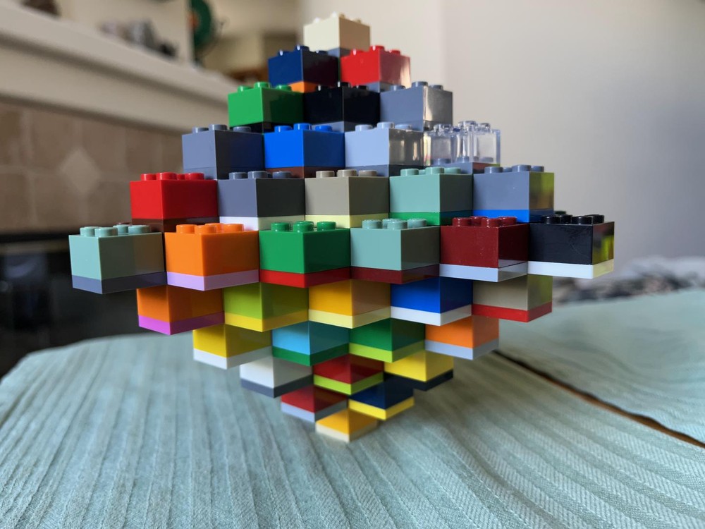 Lego Moc Octahedron By Flerpdederp Rebrickable Build With Lego