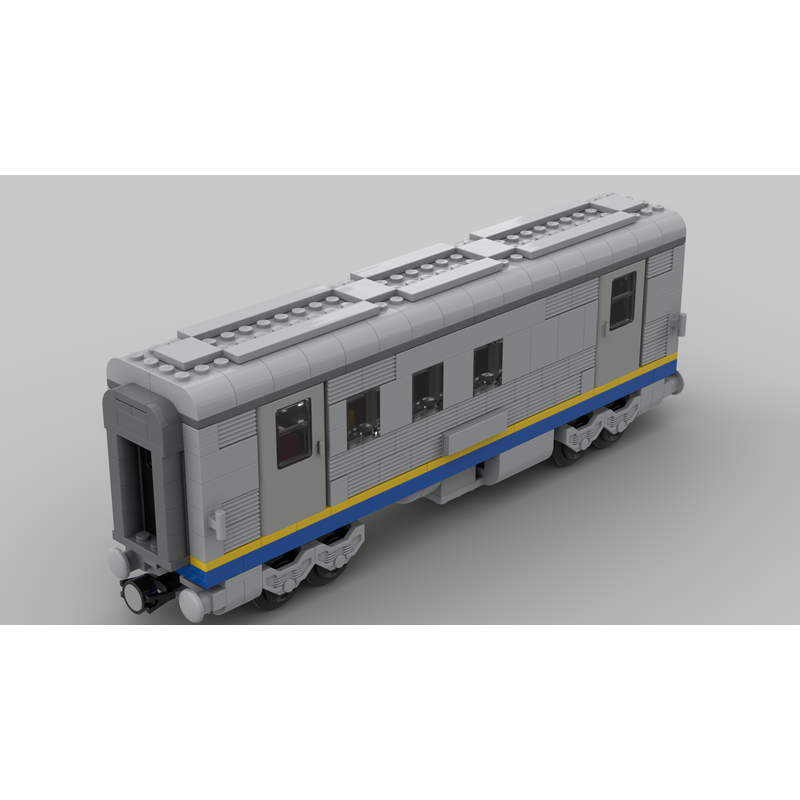 LEGO MOC Santa fe passanger train - mail car by josszo | Rebrickable ...