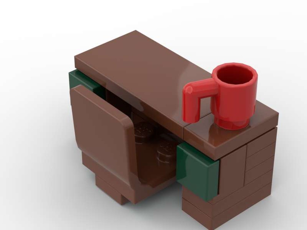 LEGO MOC Desk by WaldheimBoys | Rebrickable - Build with LEGO
