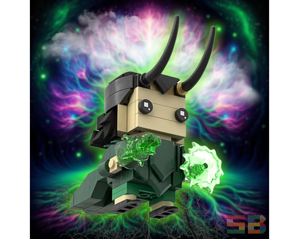 LEGO MOC God Loki Brickheadz by SafeBrickz | Rebrickable - Build with LEGO