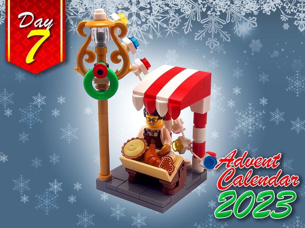 LEGO MOC Advent Calendar Day 7 - Baked Goods Stand by IBrickedItUp ...