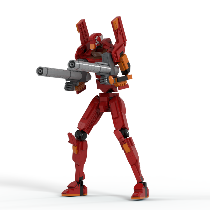 LEGO MOC Evangelion unit 02 (NGE and Rebuild color schemes) by ...