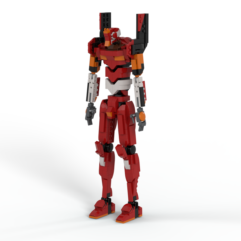 LEGO MOC Evangelion unit 02 (NGE and Rebuild color schemes) by ...