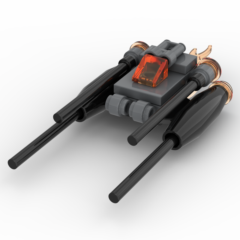 LEGO MOC Tiny Microscale Spaceship by Ben_Stephenson | Rebrickable ...