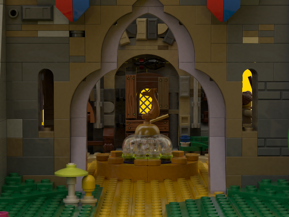 Lego Moc Nostalgic Castle Summer By Cvi Rebrickable Build With Lego