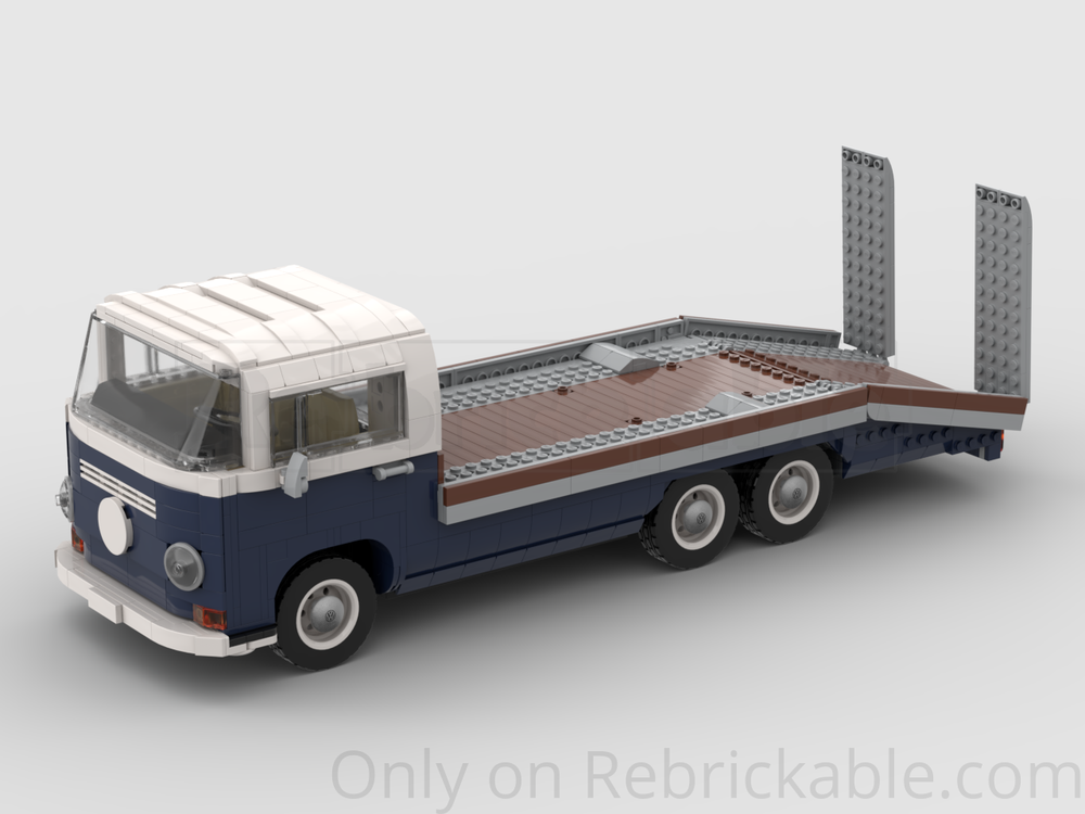 Lego Moc Volkswagen T2 Car Hauler By Huan3176 Rebrickable Build