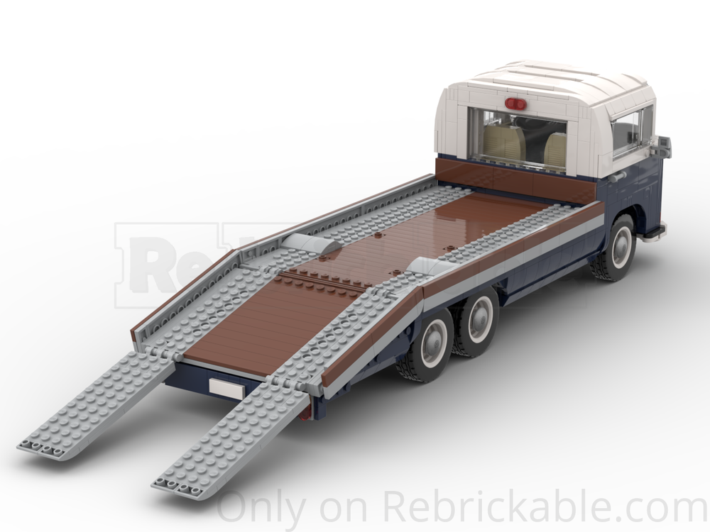 Lego Moc Volkswagen T2 Car Hauler By Huan3176 Rebrickable Build