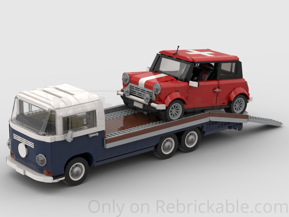 LEGO MOC Volkswagen T2 Car Hauler by huan3176 | Rebrickable - Build ...