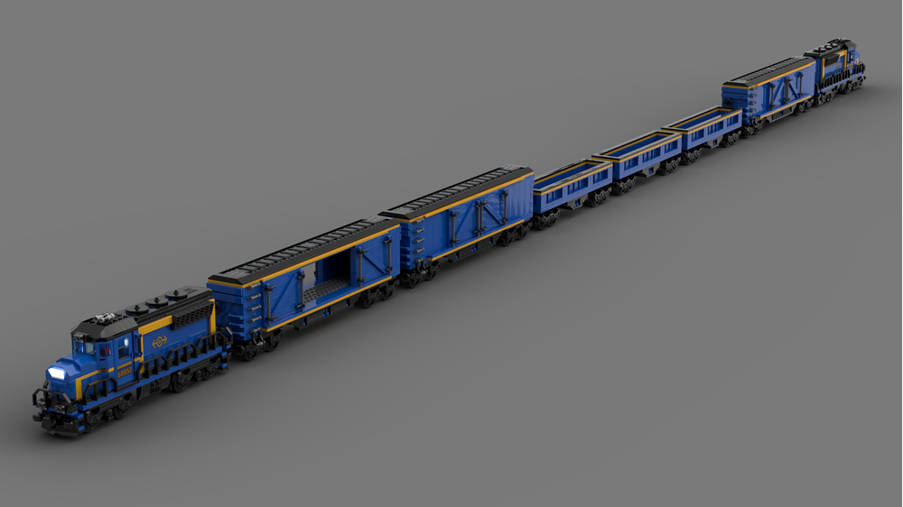 LEGO MOC 60052 Upgrades - Box Car, Gondola, Lights by TrainsWithLights ...