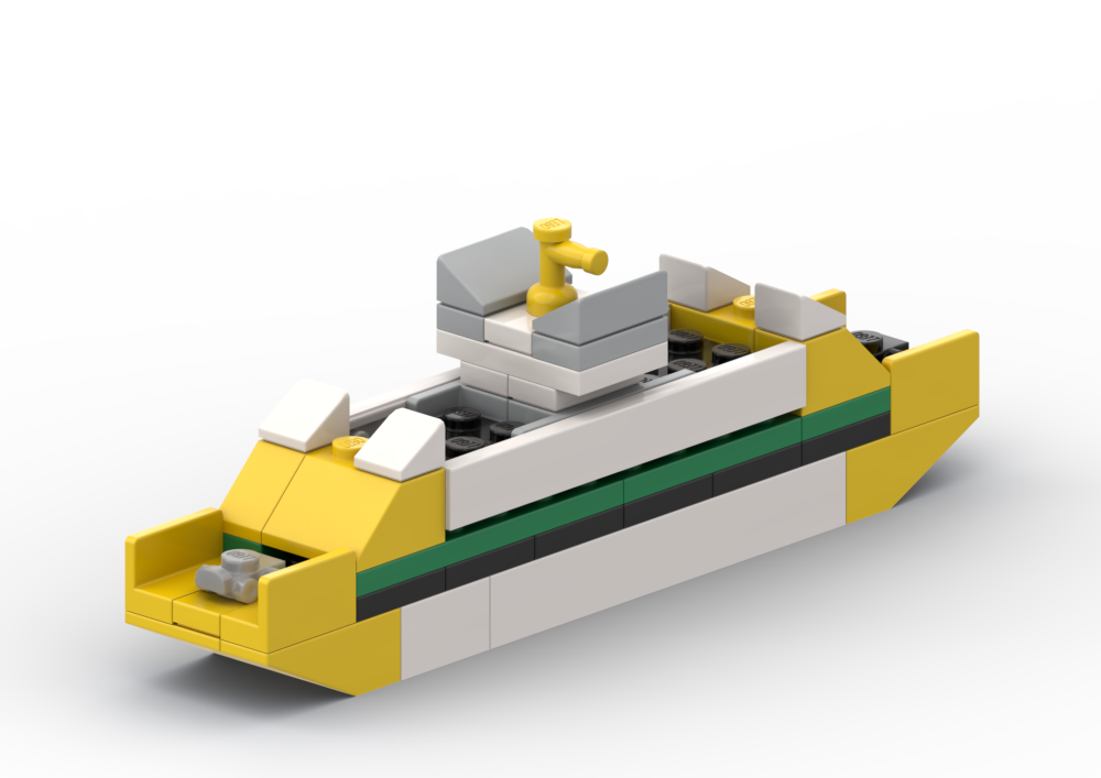 LEGO MOC Island Ferry (RORO ferry) by good.lad | Rebrickable - Build ...