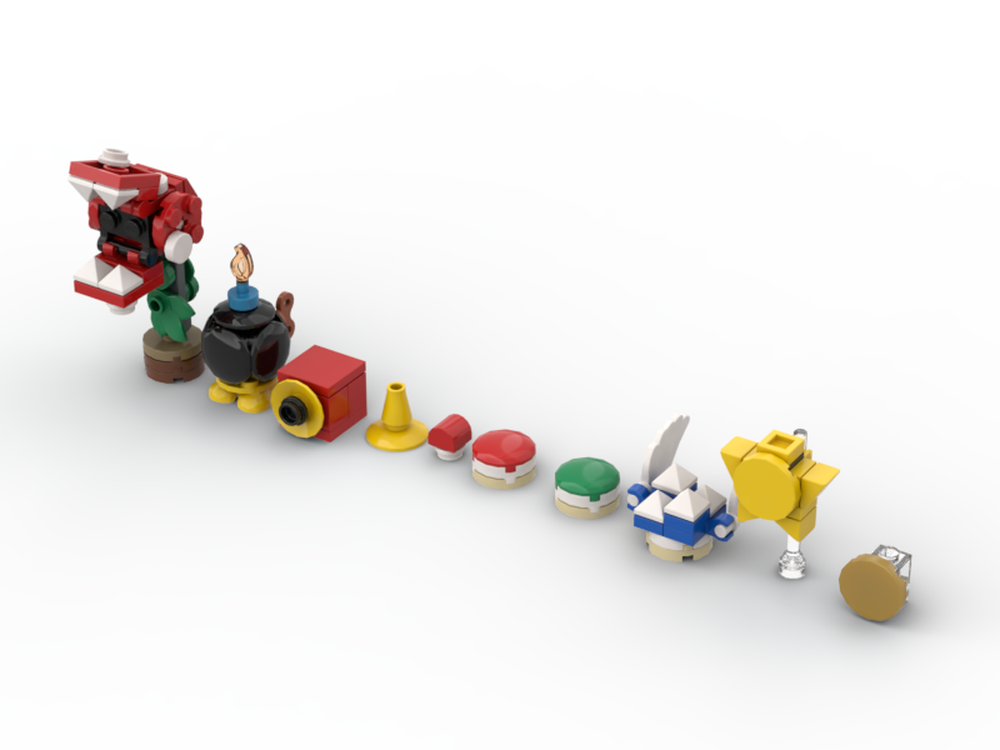 LEGO MOC Mario Kart - power ups by RC_builds_and_bricks | Rebrickable ...