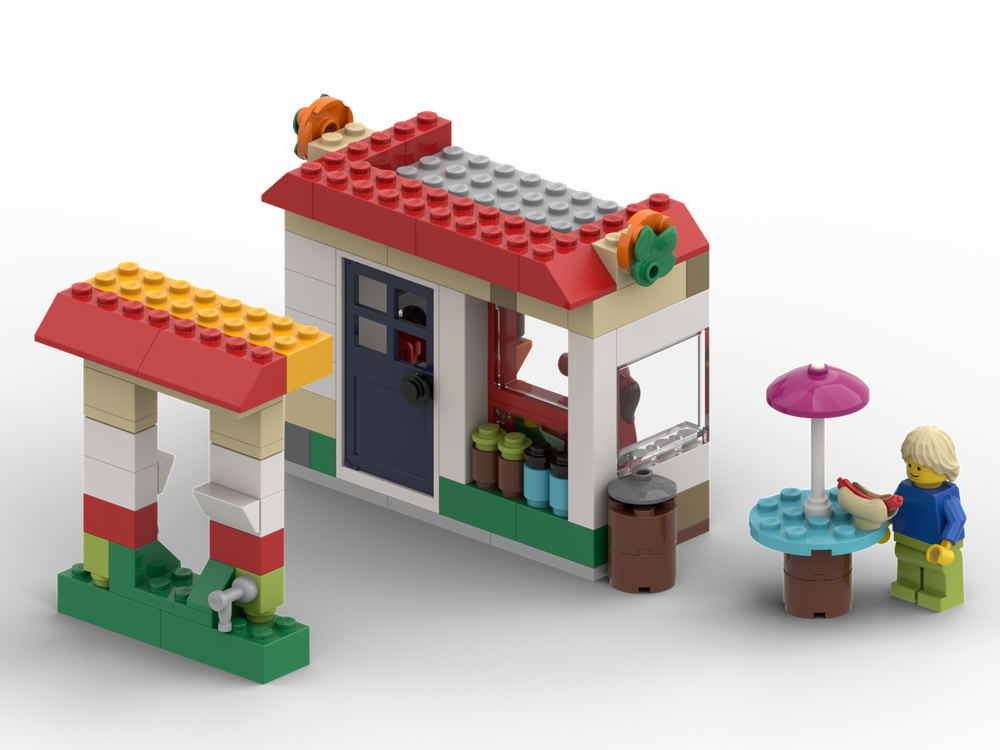 LEGO MOC 40357 BYGGLEK Petrol Station by Dafeld | Rebrickable - Build ...