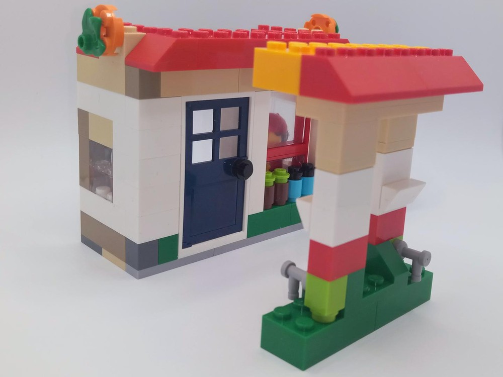 LEGO MOC 40357 BYGGLEK Petrol Station by Dafeld | Rebrickable - Build ...