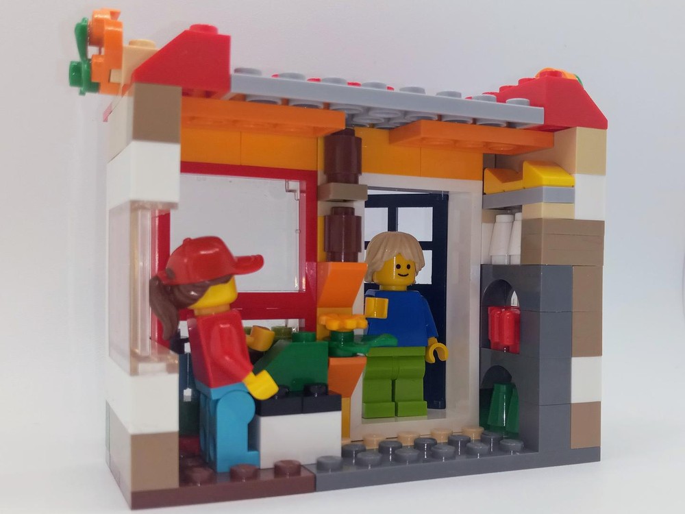 LEGO MOC 40357 BYGGLEK Petrol Station by Dafeld | Rebrickable - Build ...