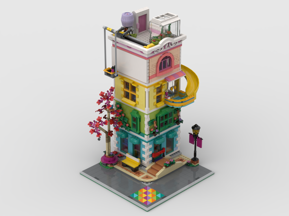 LEGO MOC Friends Community Centre Tower Modular by KTBrickworks ...