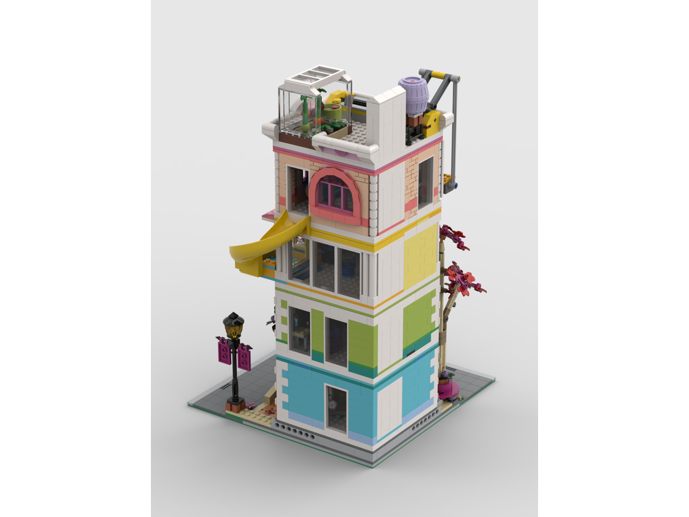 LEGO MOC Friends Community Centre Tower Modular by KTBrickworks ...