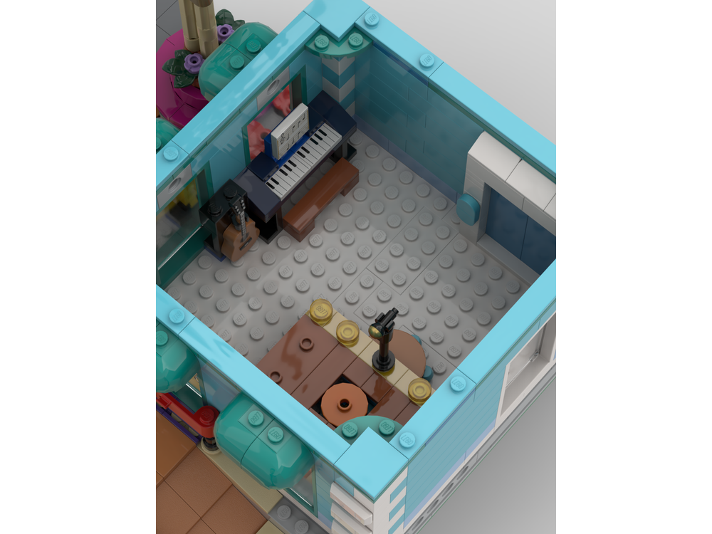 Lego Moc Friends Community Centre Tower Modular By Ktbrickworks