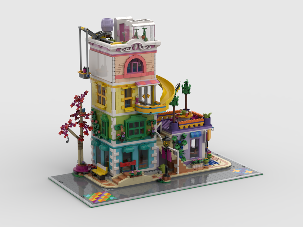 LEGO MOC Friends Community Centre and Kitchen Combined Modular by ...