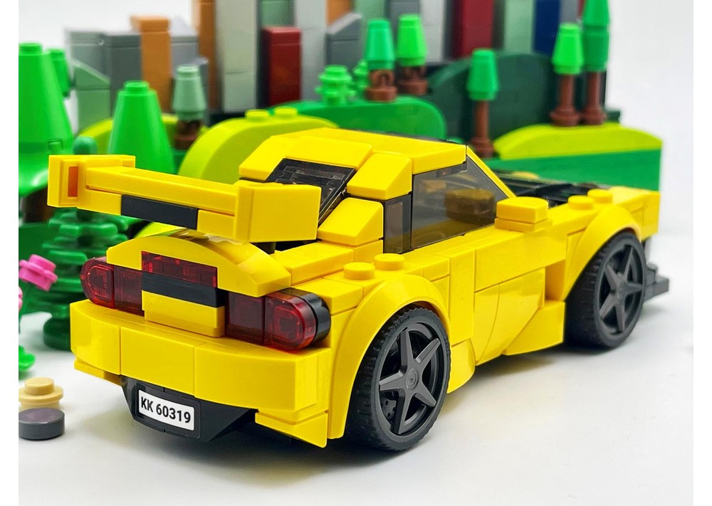 Lego Moc Keisukes Mazda Rx7 From Initial D By Ibrickeditup