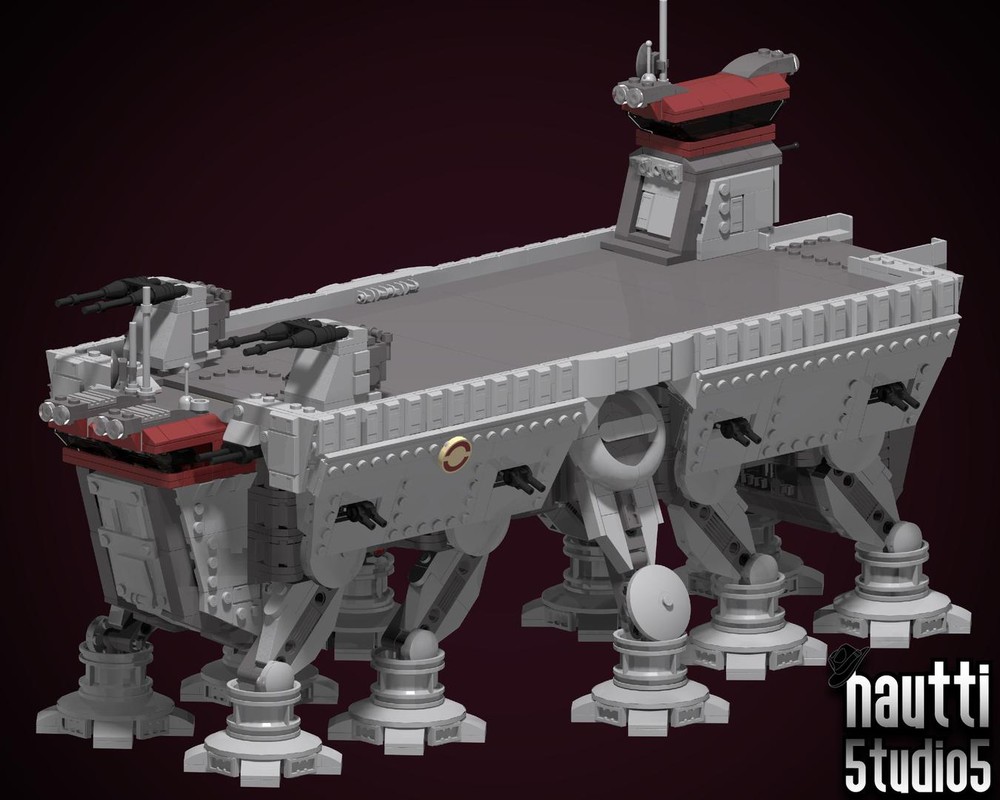 Lego Moc All Terrain Landing Platform At Lp By Hautti5 Rebrickable