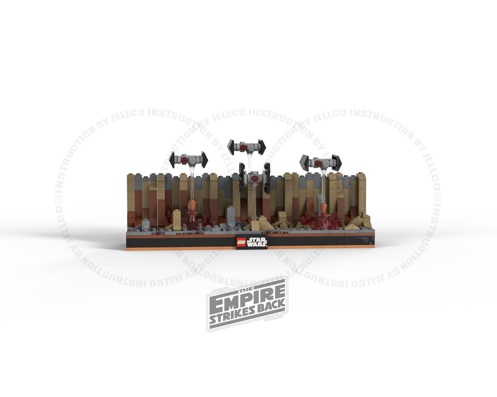 LEGO MOC STARWARS Ultramicro Diorama : Asteroid Field Series PART III ...