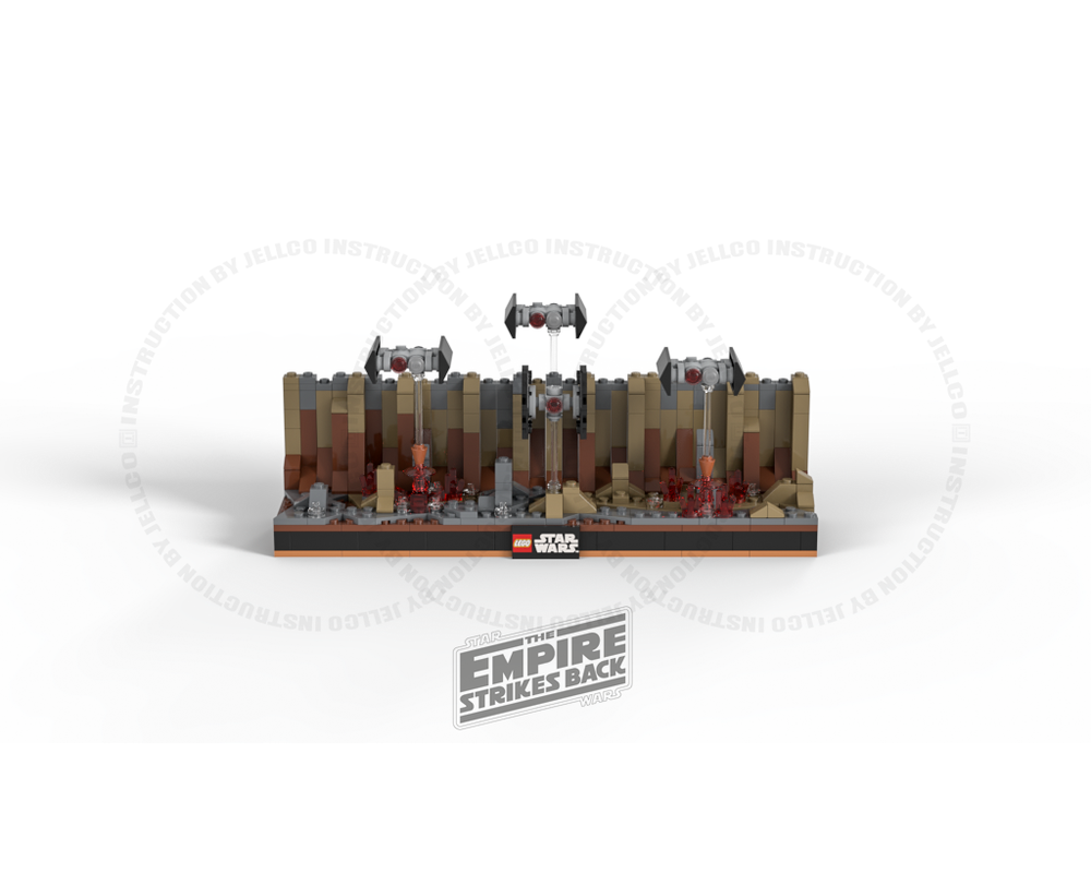 LEGO MOC STARWARS Ultramicro Diorama : Asteroid Field Series PART III ...